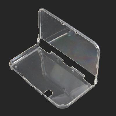 中国 堅い PC カバー柔らかい無地のシリコーンの任天堂 3DS XL LL のための保護箱の貝の皮 販売のため