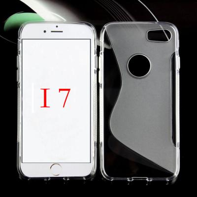 中国 iPhone 7 の PC の保護箱の電話カバーのための工場価格 S ライン TPU の場合 販売のため
