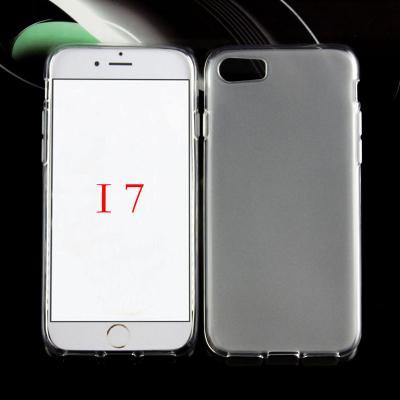 中国 電子付属プディング iphone 7 のための柔らかいゲル TPU の裏表紙の電話箱 販売のため