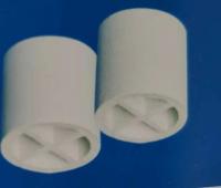 China Cross Partition Ring Ceramic Random Packing Material 150MM for sale