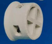 China High Strength Ceramic Random Packing Material 50MM Cascade Ring for sale