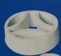 China Cascade Ring Ceramic Distillation Tower Packing Al2O3 Absorption Tower Packing for sale