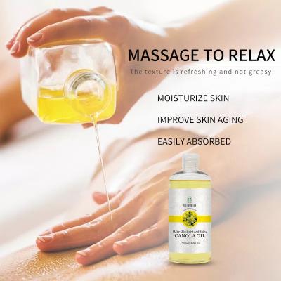 China Cas 8016 49 7 de zuivere Canola olie van de Vervaardigingsleverancier 100% voor schoonheidsmiddelen/kuuroord/massage Te koop