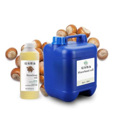 China Organische Koud geperste de Hazelnootolie Gele 5KG 1L van Rich Vitamin E Te koop