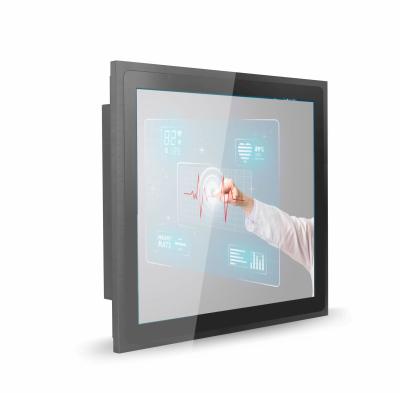 China 17 Inch 250 Nits Industrial Panel PC Touch Screen with Aluminum Bezel Flat Surface Design for sale
