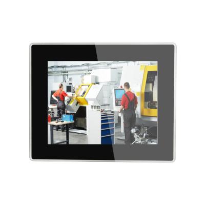 China 8 Inch Mini Touch Panel PC Embedded Mounting IP65 Front HMI Industrial Computer for sale
