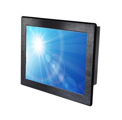 China Industrial Touch Panel PC 1200nits High Brightness Panel Mount Touch Screen Computer for sale