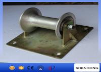 China Abrasion Resistant Cable Pulling Pulley Lightweight Ground Cable Pulling Rollers for sale