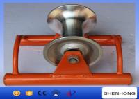 China Abrasion Resistant Cable Pulling Pulley Lightweight Ground Cable Pulling Rollers for sale