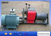 China Fast Speed Belt Driven Electric Cable Winch Puller 2.2KW Rated Load For Tower Erection for sale