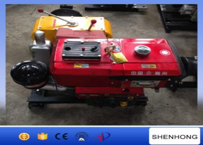 Cina Argano diesel del cavo del dispositivo meccanico di costruzione della torre 8 tonnellate con il motore diesel 10HP in vendita