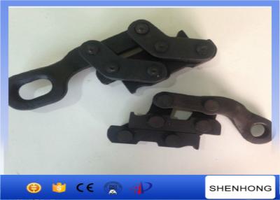 China Earth Wire Cable Pulling Clamp 12KN Parallel Jaw Type Flawless Finish for sale