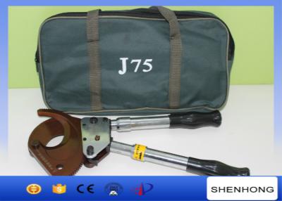 China Ratschen-Kabel-Schneider der Kabel-Schneidwerkzeug-J75 tragbarer bis zu 75mm zu verkaufen