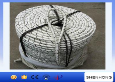 Cina Doppia corda di nylon intrecciata cruda di bianco 16mm da tirare durante la torre Eerection in vendita