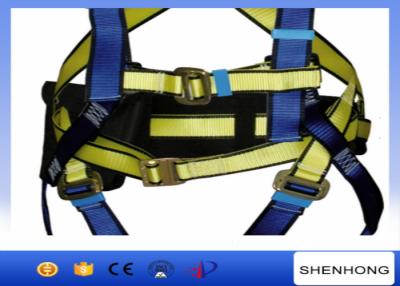 China Construction Safety Belt Full Body Safety Harness With 100% Polyester for sale