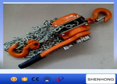 China Bloque de cadena manual de la palanca del equipo de elevación de 6 toneladas con la cadena estándar del 1.5M en venta