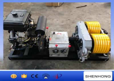Cina l'estrattore diesel 6 dell'argano del cavo del carico nominale 40KN scanala un diametro inferiore da 240 millimetri in vendita
