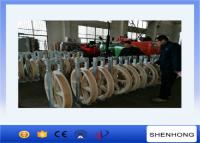 China Single Nylon Wheels Large Diameter Rope Pulley Diameter 916mm Stringing Conductor for sale