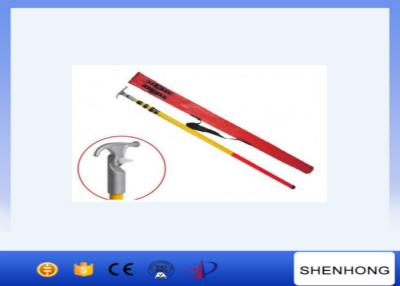 China 220KV High Voltage Earthing Device Fiberglass Telescopic Hot Stick High Strength for sale