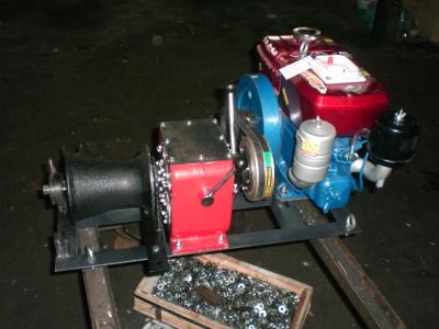Cina Alimenti l'argano diesel del cavo della costruzione 1T con il motore diesel raffreddato ad acqua in vendita