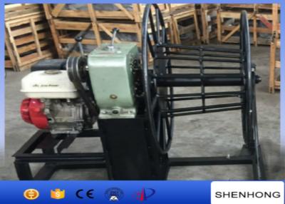 China 5 Ton Gasoline Engine Wire Rope Take Up Pulling Winch for Stringing Rope for sale