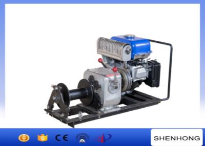 中国 Yamahaのガソリン機関を搭載するウィンチを引っ張る1トンのケーブルによって動力を与えられるキャプスタン 販売のため