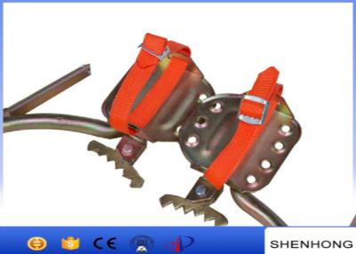 Cina La posa di cavi in sotterraneo foggia lo scalatore di legno rampicante del palo degli strumenti dell'operazione, rampicante le scarpe del palo in vendita
