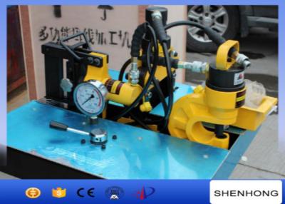 China Multi-functional DHY-150 hydraulic busbar punching cutting bending machine for sale