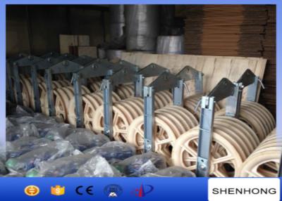 China 916mm Large diameter stringing pulley block with different sheaves for sale