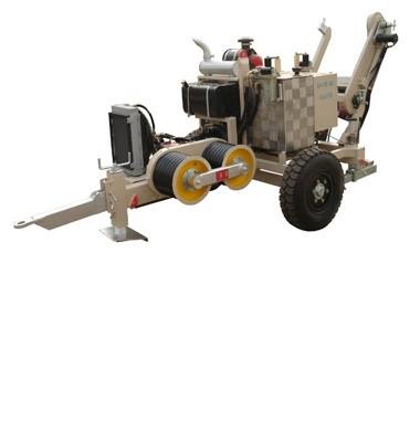 Cina La linea sopraelevata costruzione foggia l'estrattore idraulico di 30KN SA-YQ30 con il motore diesel in vendita