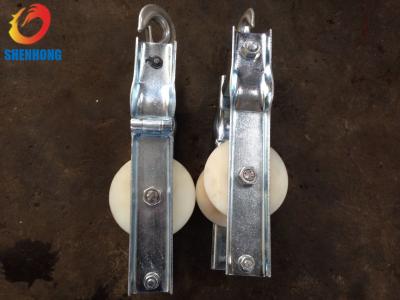 China Power Transmission Parts Cable Pulling Pulley Earth wire stringing block for sale