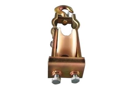 China Universal Wire Stringing Block Pulley , Crossarm Mounted And Hooked Style for sale