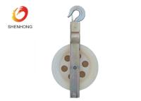 China Single Sheave Wire Rope Cable Pulling Pulley Block Stringing Block For Power Cable for sale