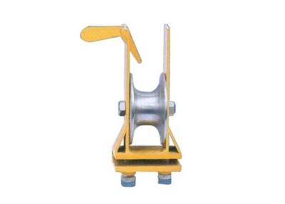 China Dual-Purpose Stringing Wire Rope Pulley With Nylon Or Aluminum Wheel Cable Pulley Block for sale