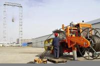 China Iso Stringing Pulling Machine Equipment Hydraulic Conductor Puller 400KN for sale