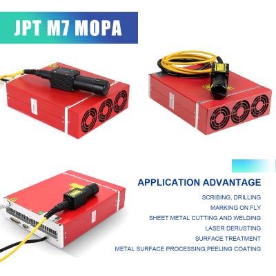 China Stainless Steel Fiber Laser Marking Machine Raycus Max JPT Rotary Axis 20W-100W for sale