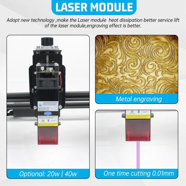 Quality 4540 Router CNC Engraving Machine 500W Spindle 11000rpm 3 Axis for sale