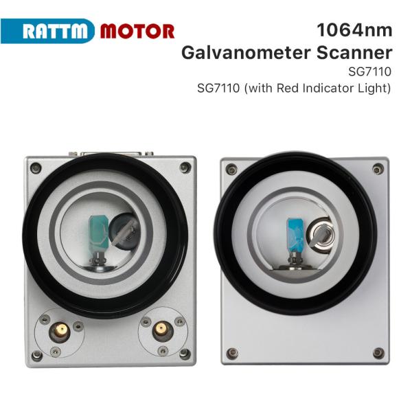 Quality 1064nm Fiber Laser Galvo Scanner SG7110 SG7110R Aperture 10mm For Fiber Marking for sale