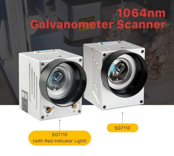Quality 1064nm Fiber Laser Galvo Scanner SG7110 SG7110R Aperture 10mm For Fiber Marking for sale