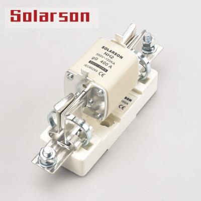 China 690V HRC NH2 Fuse Link and Holder 80A 100A 125A 135A 150A 160A 200A 250A 315A 355A 400A for sale