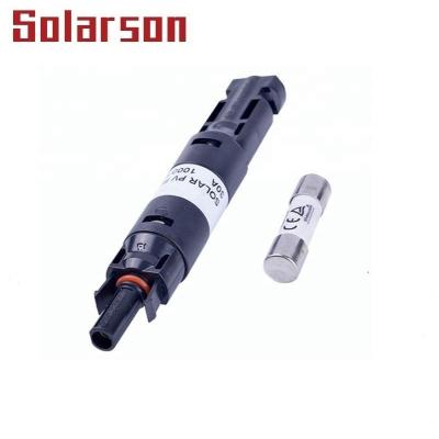 China (TUV UL) 1500V DC IP68 MC4 Inline Fuse Holder for Solar System 1A-30A for sale