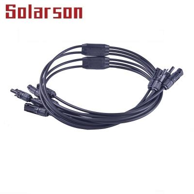 China 1500V DC MC4 Y-Branch solar connector 30A for sale