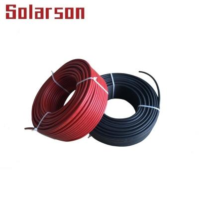 China 1500V DC Waterproof UV resistance XLPE Single Core Solar PV Cable 4mm for Solar System for sale