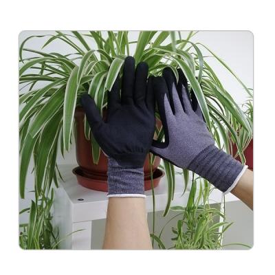 China Conforto industrial e jardinando não Sandy Nitrile Palm Coated Gloves mergulhado deslizamento à venda