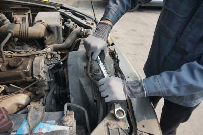 13G poliéster Sandy Nitrile Gloves Comfortable