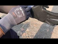 Antiabnutzungs-Nitril schäumen Handschutzhandschuhe Oilproof EN388 2016