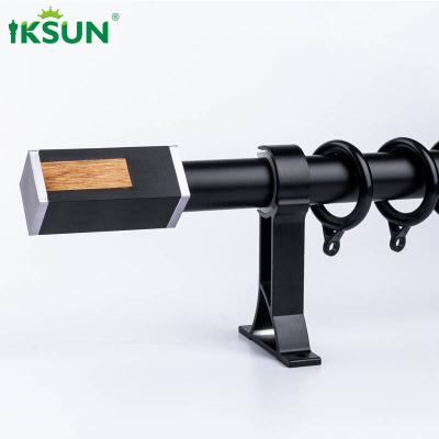 China Material de alumínio preto de Rod Alloy 6063 da cortina para a janela de baía à venda