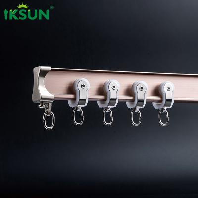 Cina 1.2mm Rose Gold Curved Binario per tende resistente per l'angolo della parete in vendita