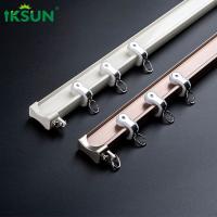 China Embedded Silent Aluminium Curved Curtain Track Width Smooth Gliding for sale