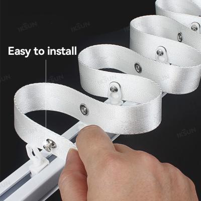 China Pleated 100% Polyester Nylon Ripple Fold Curtain Eyelet Tapes Curtain Accessories for sale